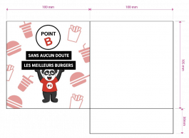 Mini Sachets Frites 1000pcs